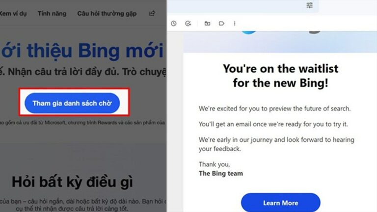 Hướng dẫn đăng ký sử dụng Bing AI chi tiết và đầy đủ nhất